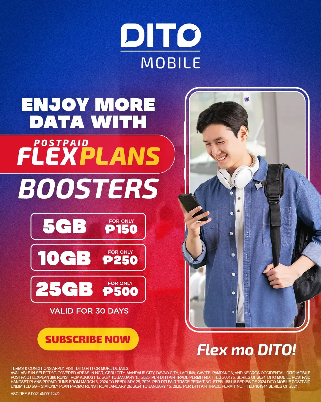 Get The Best Mobile Postpaid FlexPlans With DITO!